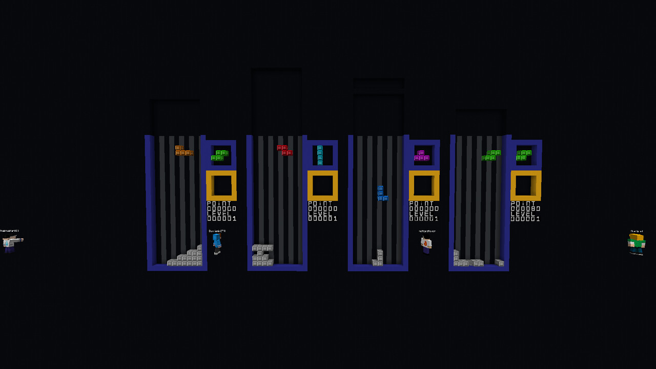 Tetris 64 Minecraft Map