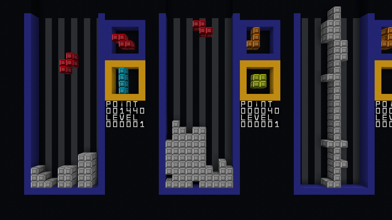 Tetris 64 Minecraft Map