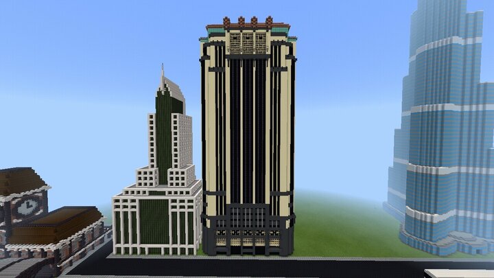 Arts deco skyscraper (singapore) Minecraft Map