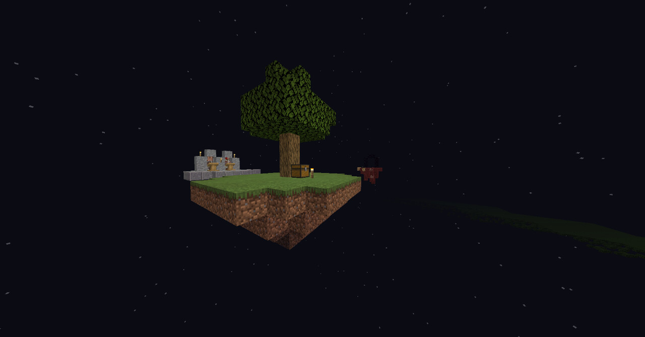 skyblock but every 5 sec it gives you a random item ''ONLY ON 1.14.4 ...