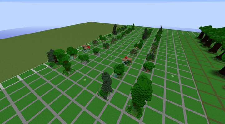 Pathways Tree Pack with Schematics and world D/L. Minecraft Map