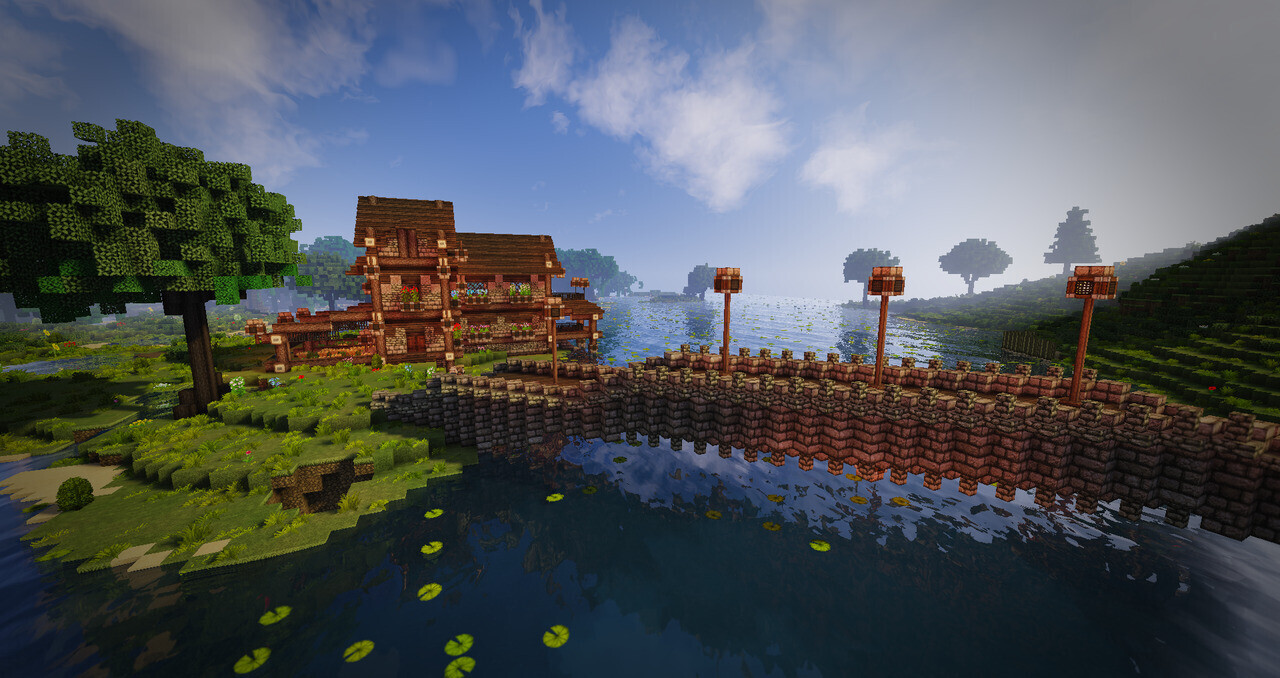 Rustic Fishery (Fishing Hut) Minecraft Map