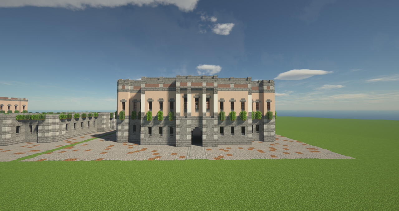 A baroque palace in Minecraft Minecraft Map