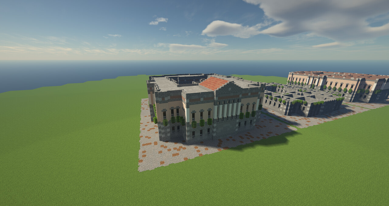 A baroque palace in Minecraft Minecraft Map