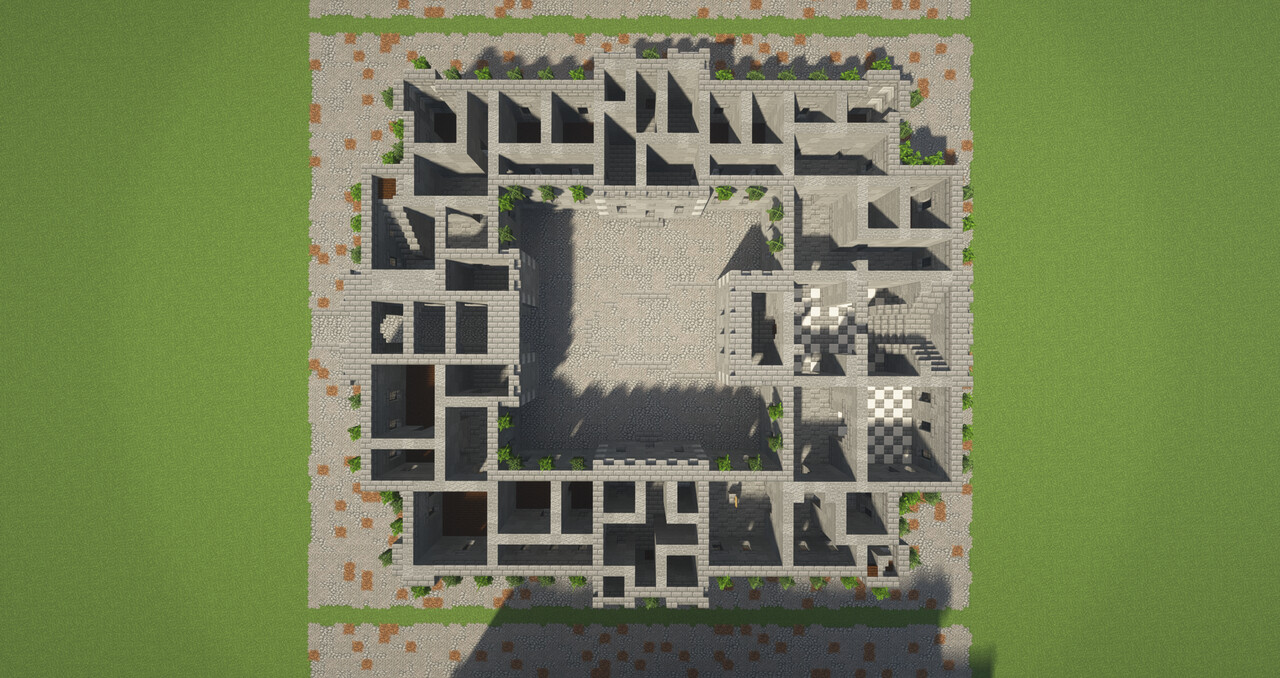 A baroque palace in Minecraft Minecraft Map