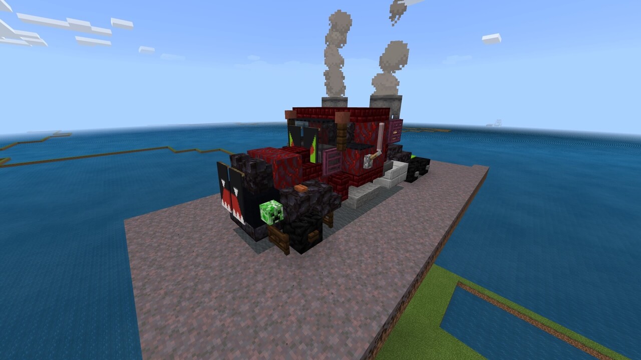 Halloween Demon Big Rig Truck Minecraft Map