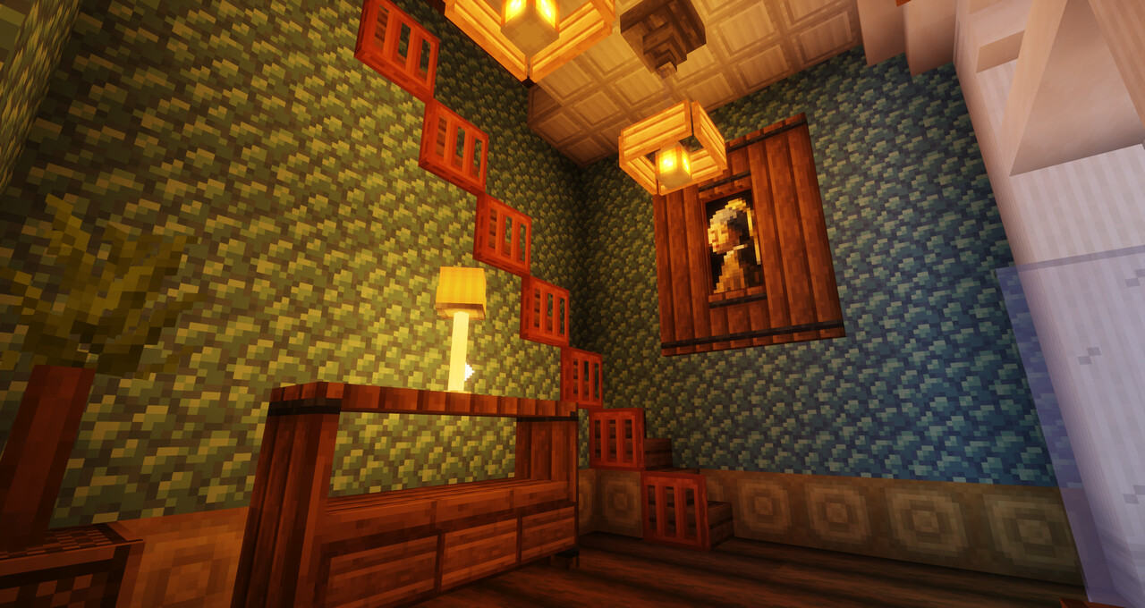 Blue Victorian House Minecraft Map