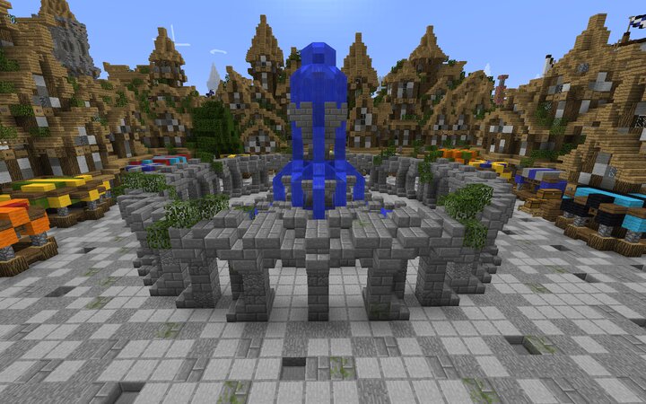 Large Fountain Minecraft Map