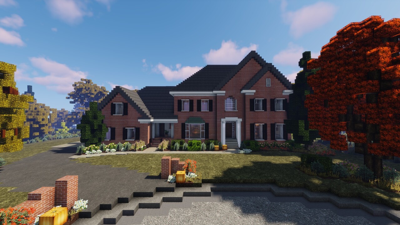 Brick Suburban House | TRS Minecraft Map