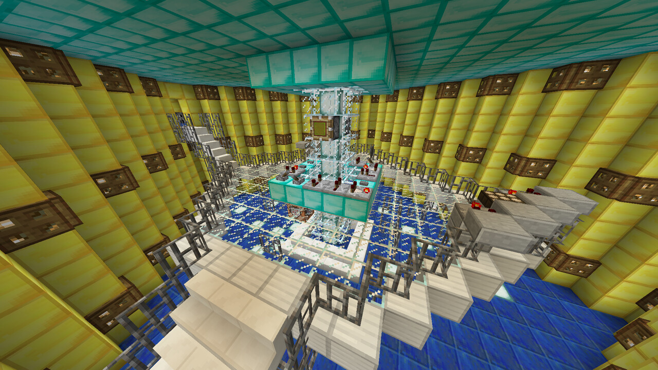 TARDIS in a town. Minecraft Map