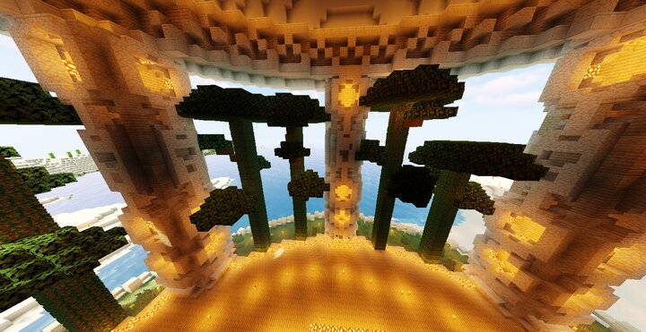 Egyptian Ankh Dome [Survival] by ___Isaac__ Minecraft Map