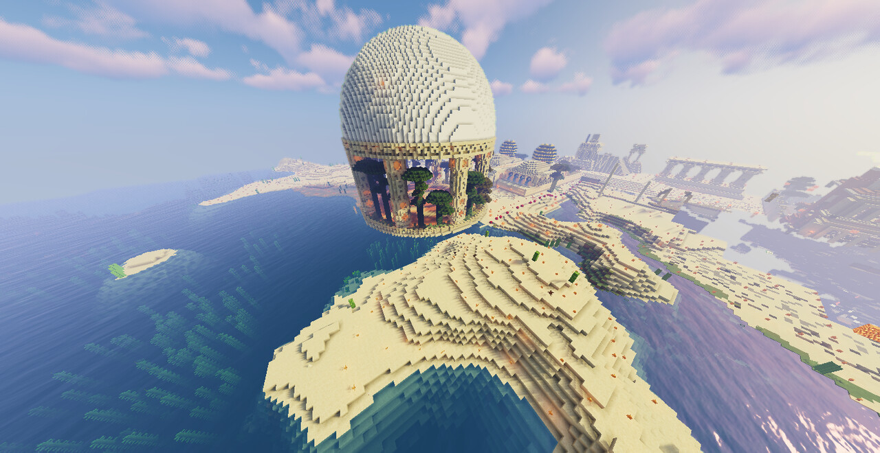 Egyptian Ankh Dome [Survival] by ___Isaac__ Minecraft Map