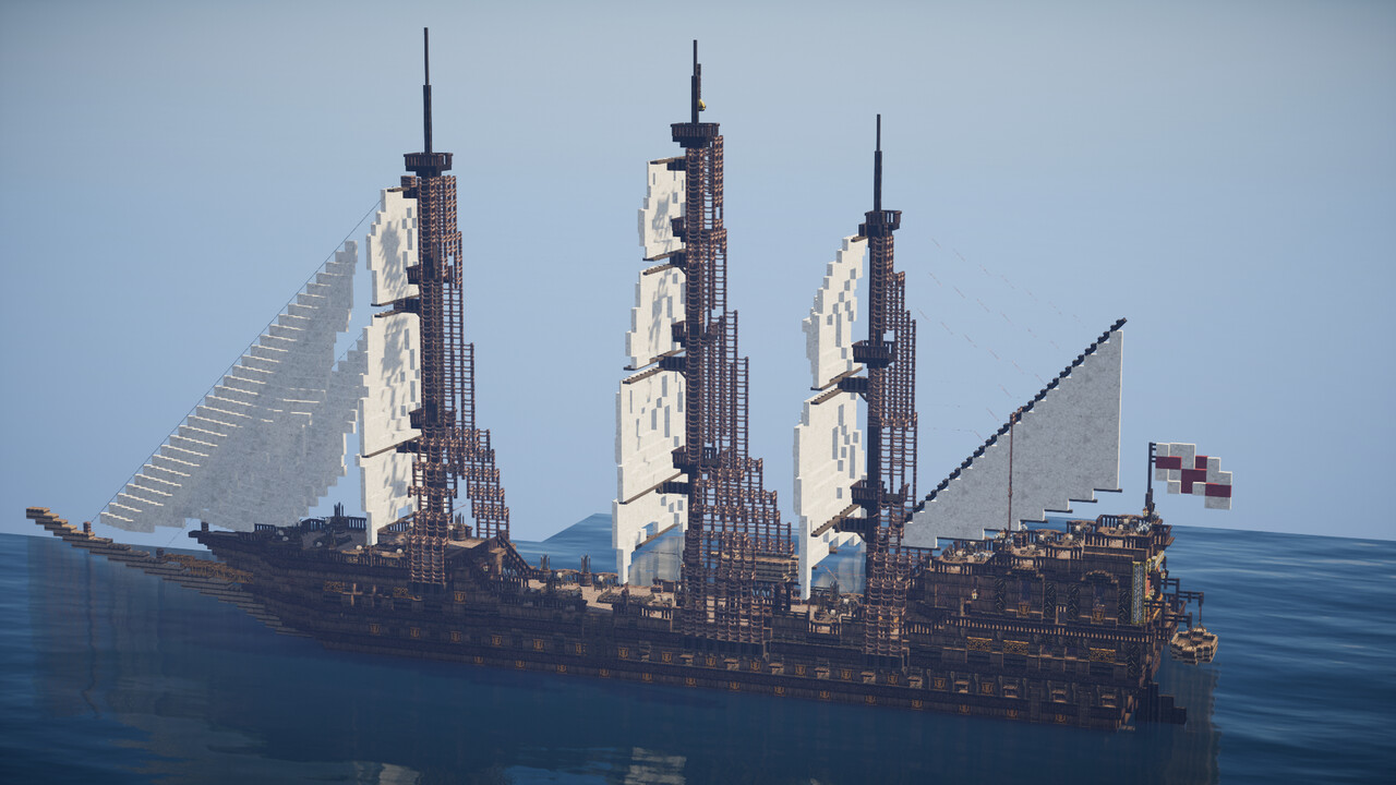 Medieval ship Minecraft Map