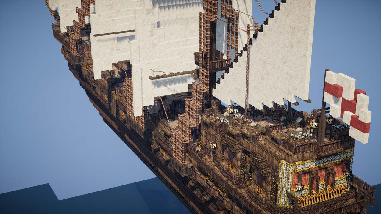 Medieval ship Minecraft Map