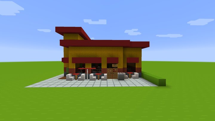 Popeyes Chicken Fast Food Minecraft Map