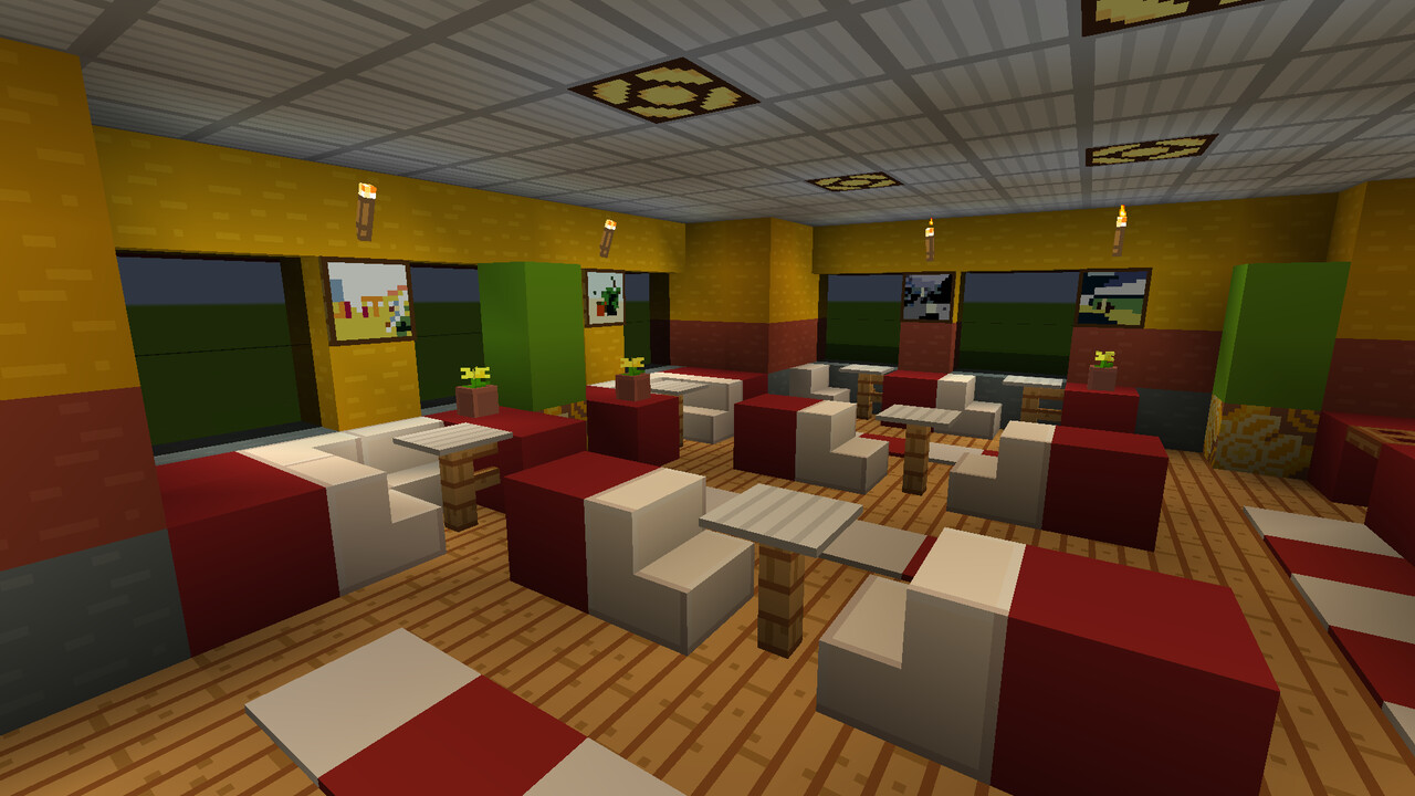Popeyes Chicken Fast Food Minecraft Map