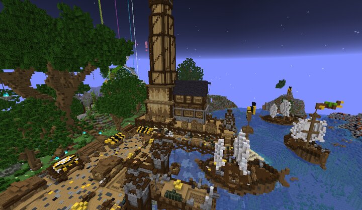 Medieval Dock Minecraft Map