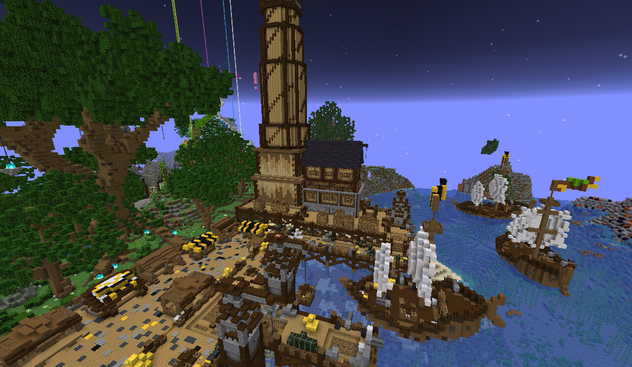 Medieval Dock Minecraft Map