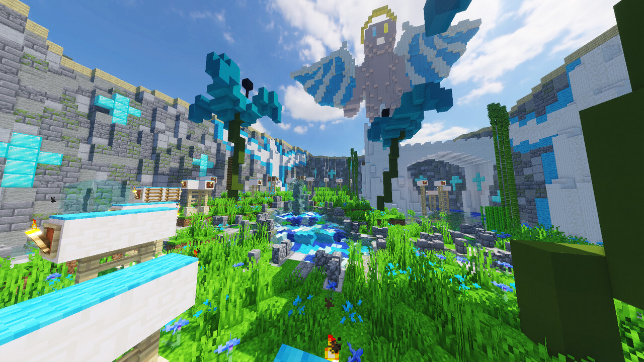 Eden - Multibiome Speedrun Parkour Map (ft. spolendina) Minecraft Map