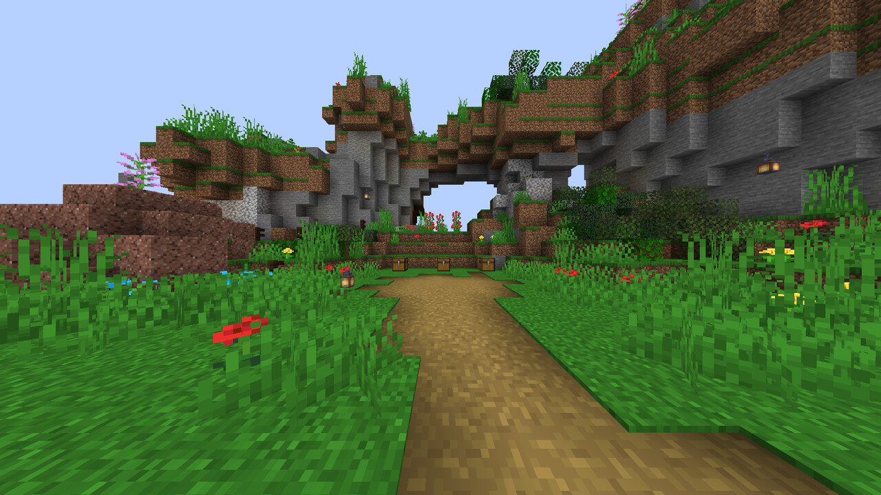 Survival Server Spawn Natural Minecraft Map