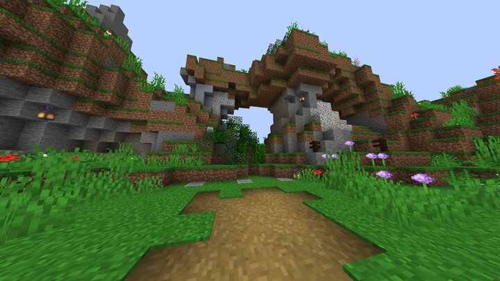Survival Server Spawn Natural Minecraft Map