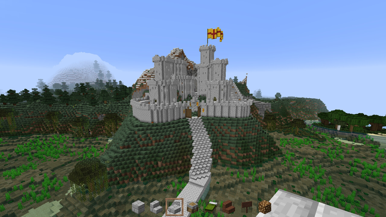 Mountain Castle Minecraft Map