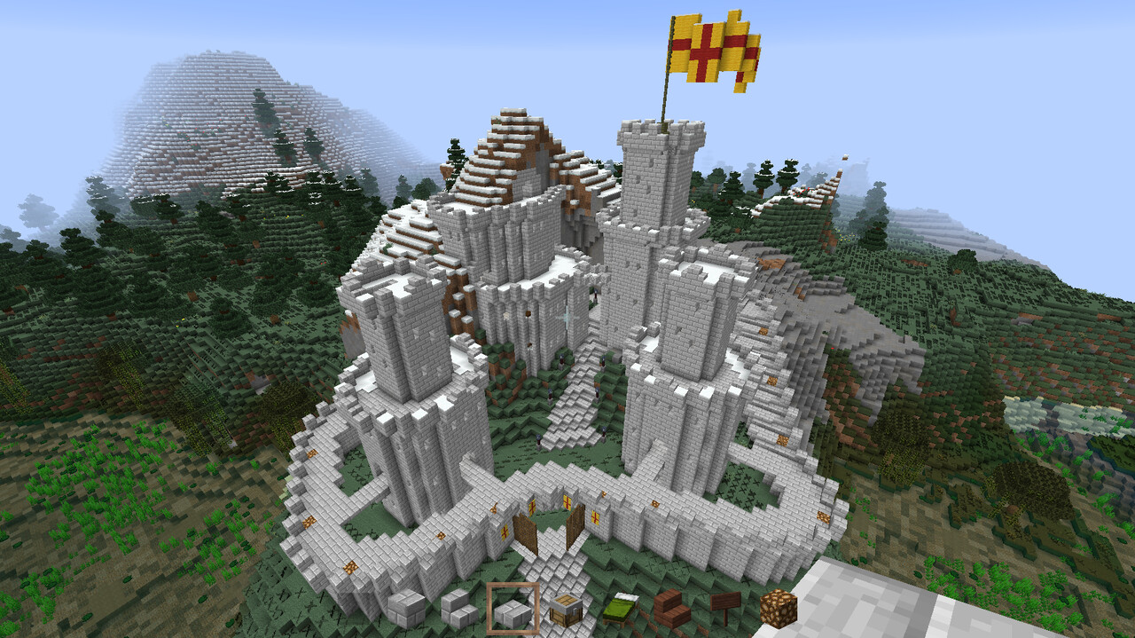 Mountain Castle Minecraft Map
