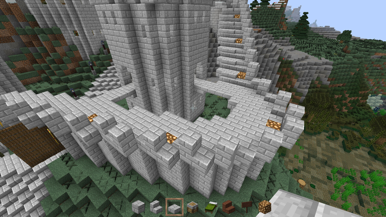 Mountain Castle Minecraft Map