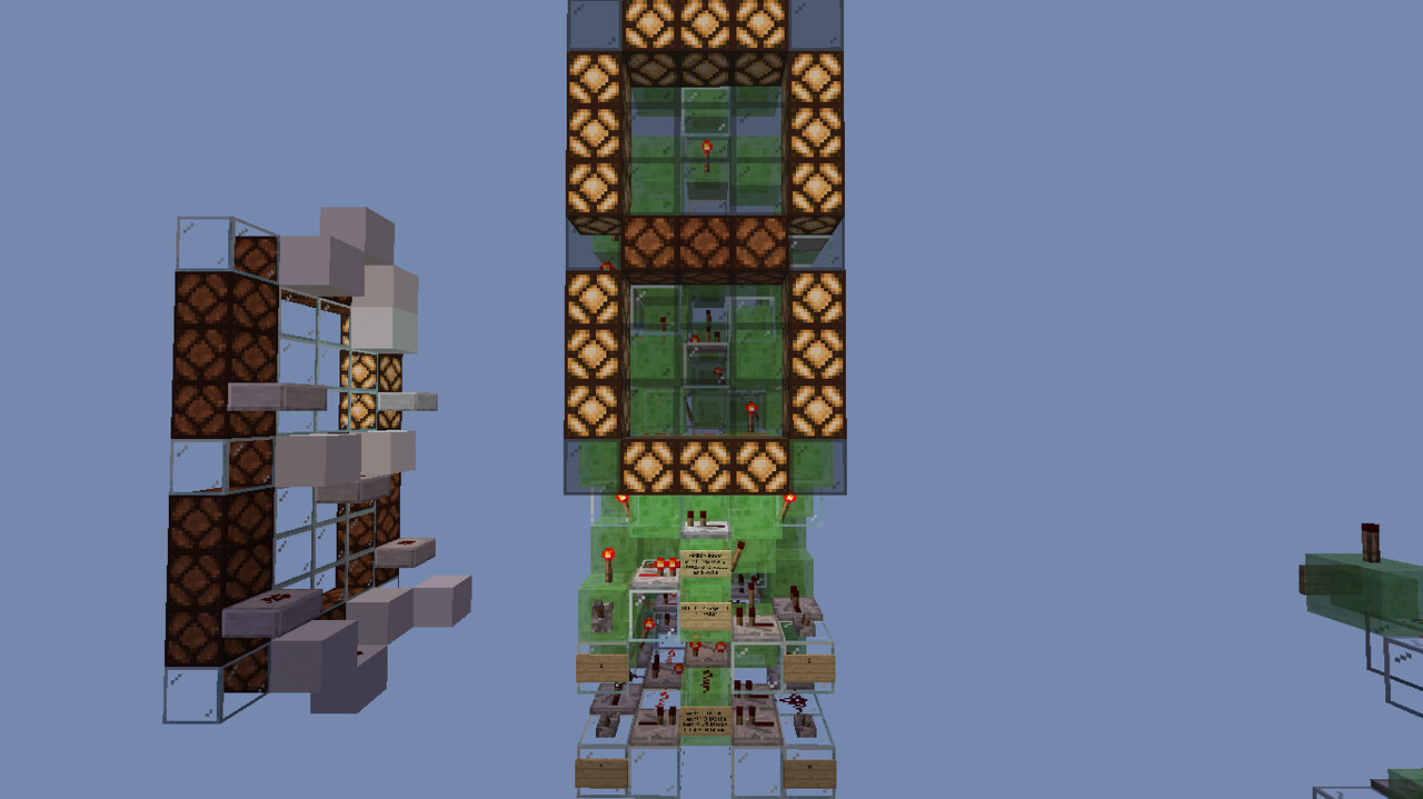 BCD to 7-segment display decoder | fact: 675 blocks | The redstone ...