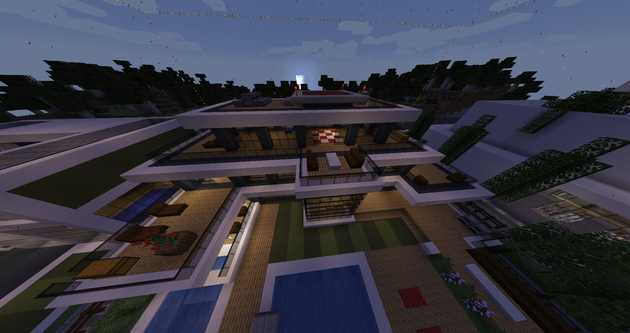 Nice house with pool by marry Minecraft Map