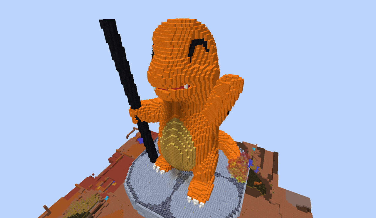 Charmander Status "Victory" Minecraft Map