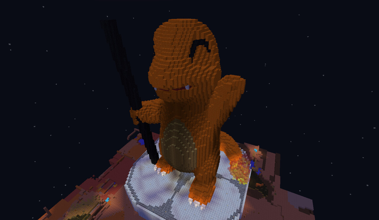 Charmander Status "Victory" Minecraft Map
