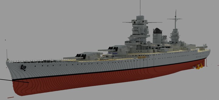 MN Dunkerque 4:1 scale Minecraft Map