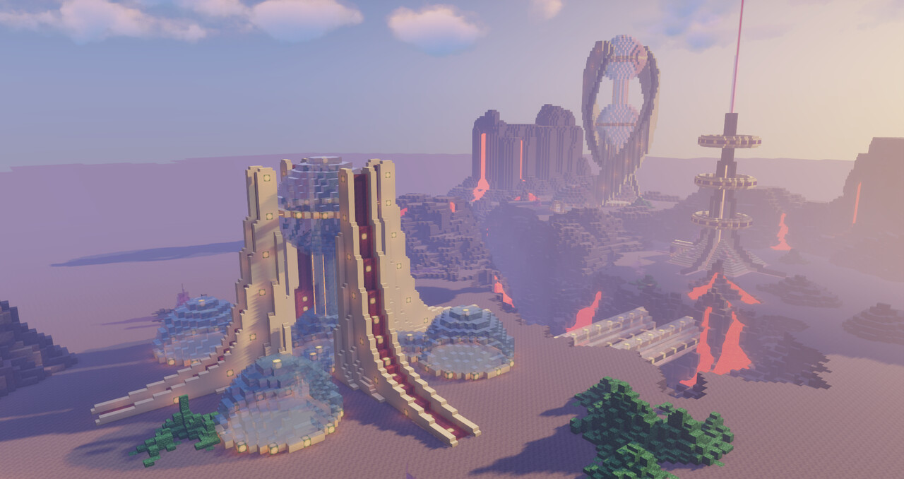 Minecraft Futuristic Tower Base - Easy Futuristic Base - Minecraft ...