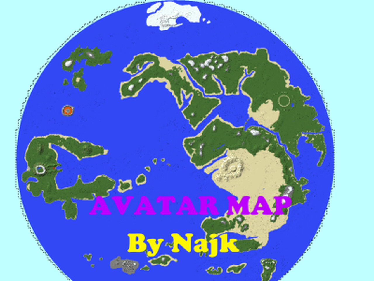 AVATAR THE LAST AIRBENDER MAP Minecraft Map
