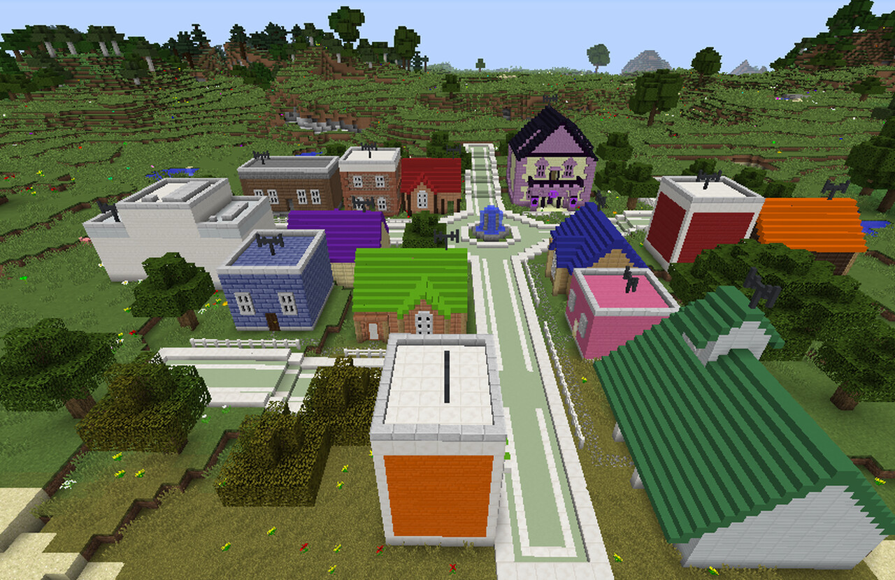 Modernized Village Minecraft Map