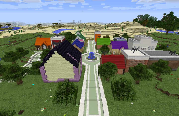Modernized Village Minecraft Map