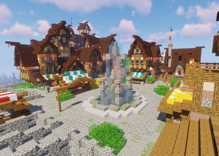 Medieval Dock Island Minecraft Map