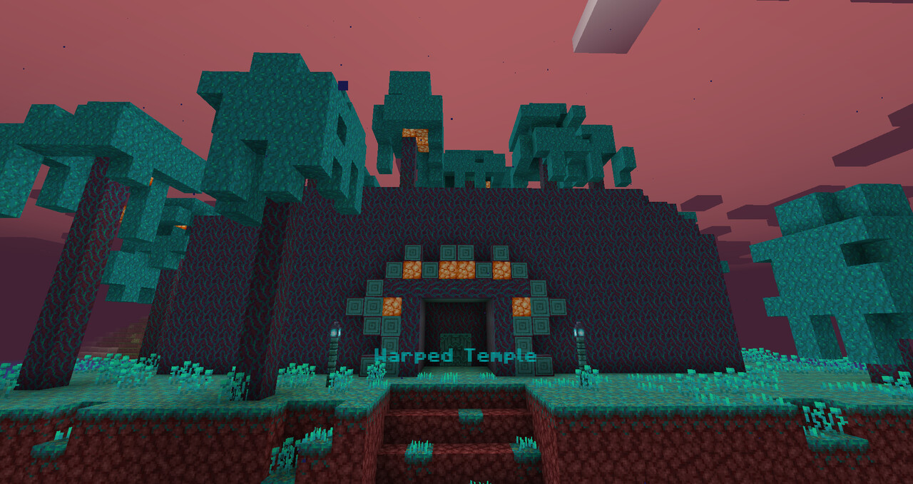 Burning Blocks Music Festival (with new dimensions & biomes + dungeons) Minecraft Map