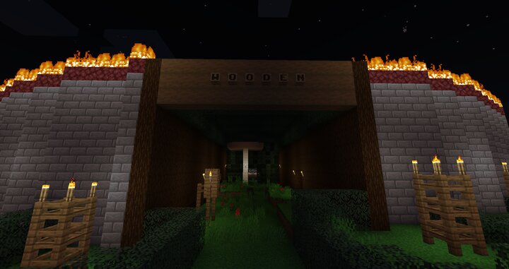 Burning Blocks Music Festival (with new dimensions & biomes + dungeons) Minecraft Map