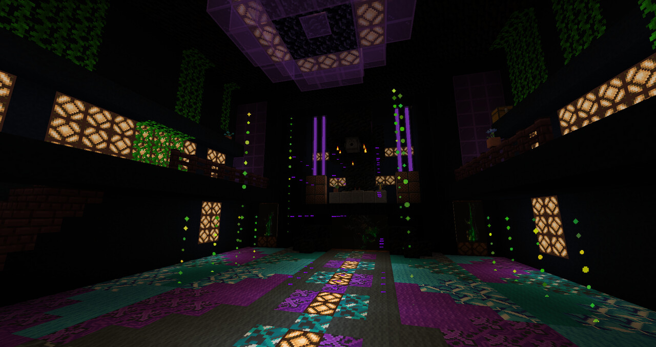 Burning Blocks Music Festival (with new dimensions & biomes + dungeons) Minecraft Map