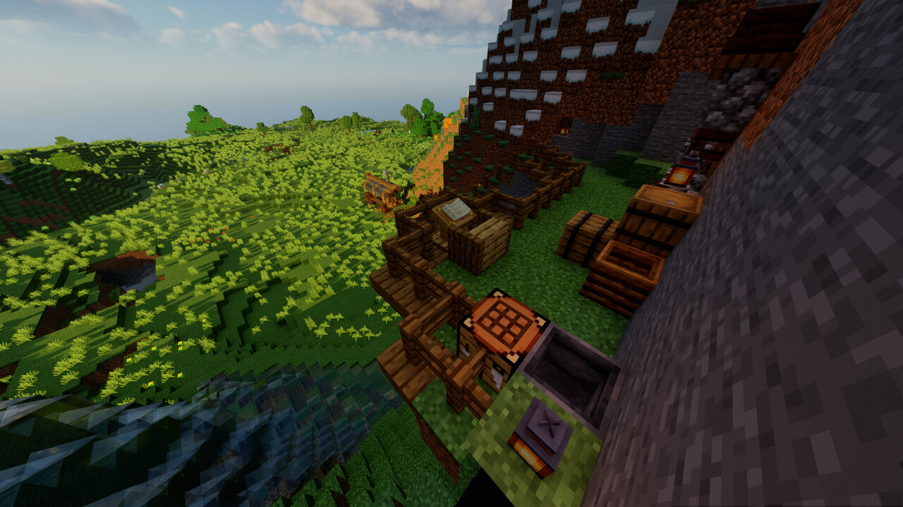 Medieval Mountain House 2 Minecraft Map