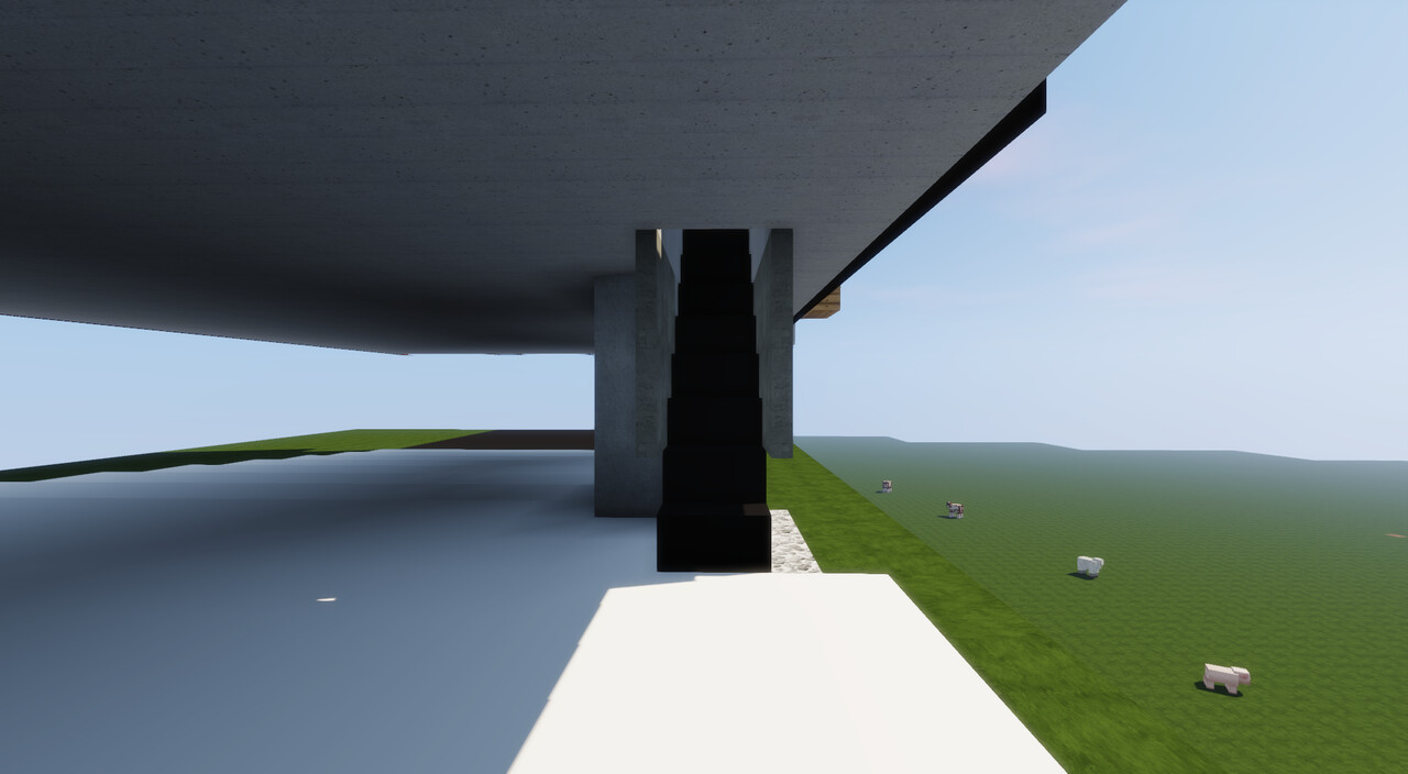 Conceptual Cantilever House Minecraft Map