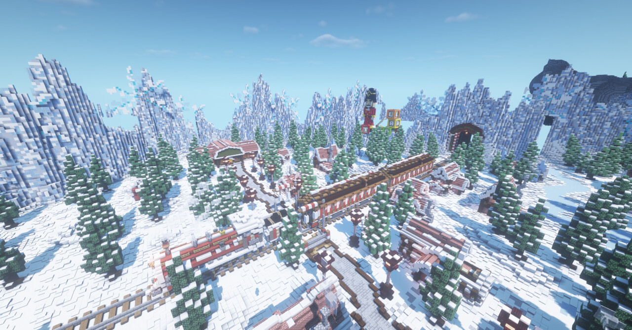 Visiting the North Pole: A Festive Holiday Map Minecraft Map