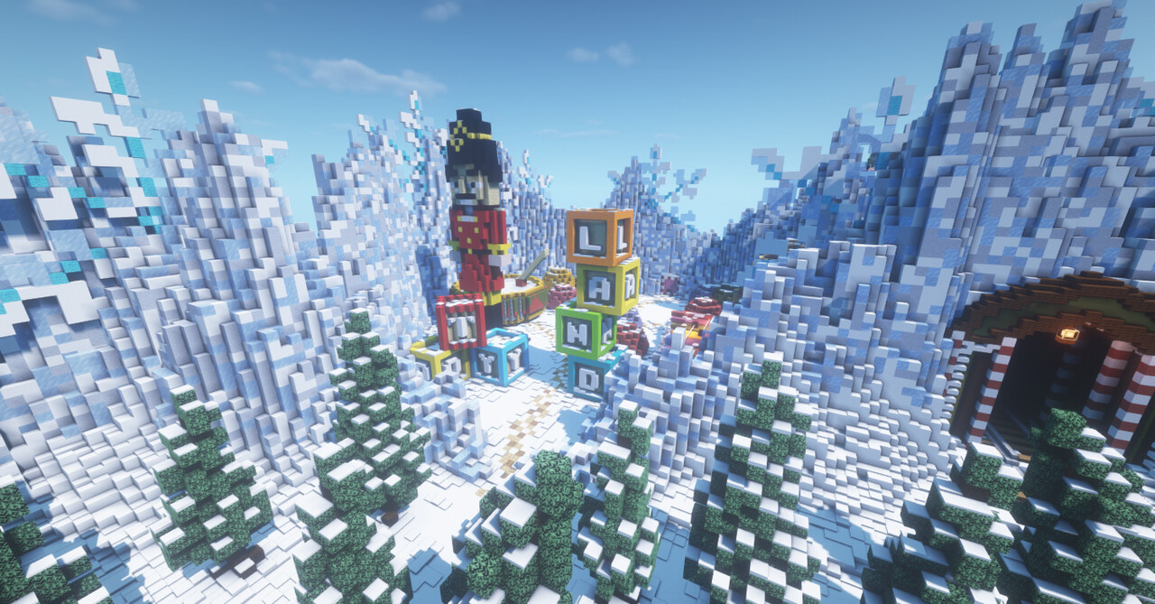 Visiting the North Pole: A Festive Holiday Map Minecraft Map