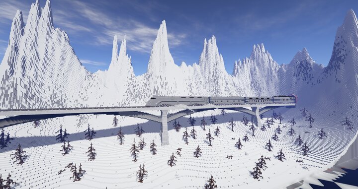 Snowpiercer Diorama ft. GrandPixelMan Minecraft Map