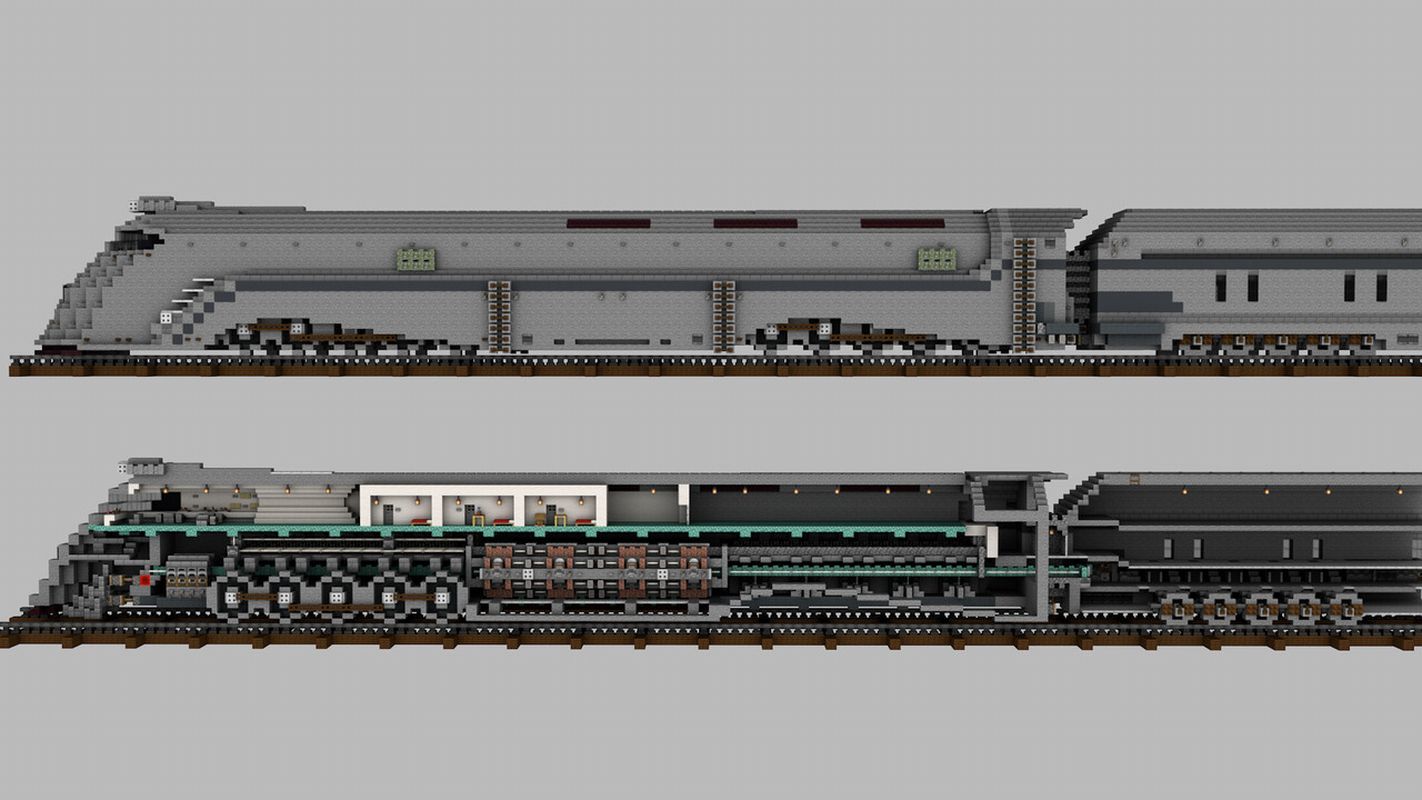 Snowpiercer Diorama ft. GrandPixelMan Minecraft Map