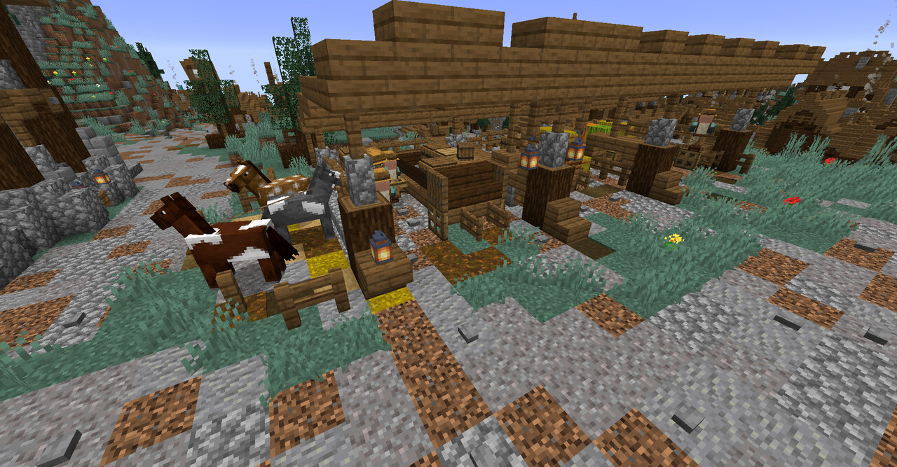 Nordic / Medieval Market Minecraft Map