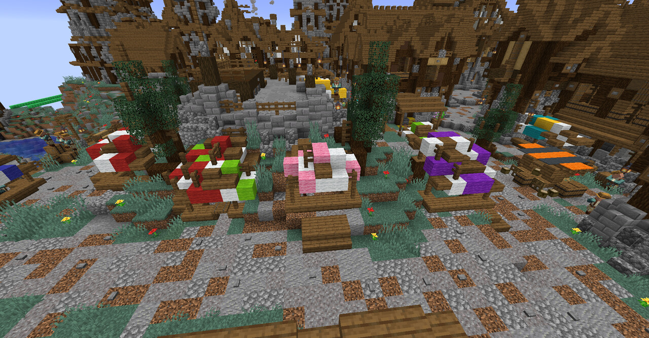 Nordic / Medieval Market Minecraft Map