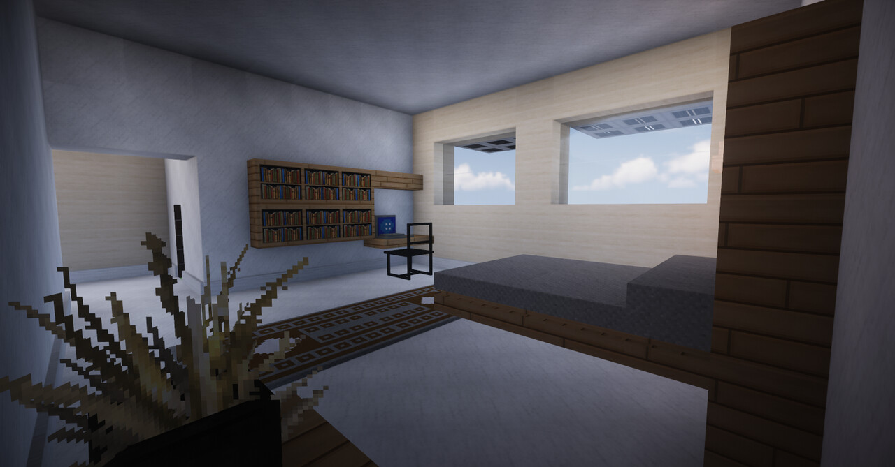 Modern house - Chisel&bits 4 Minecraft Map